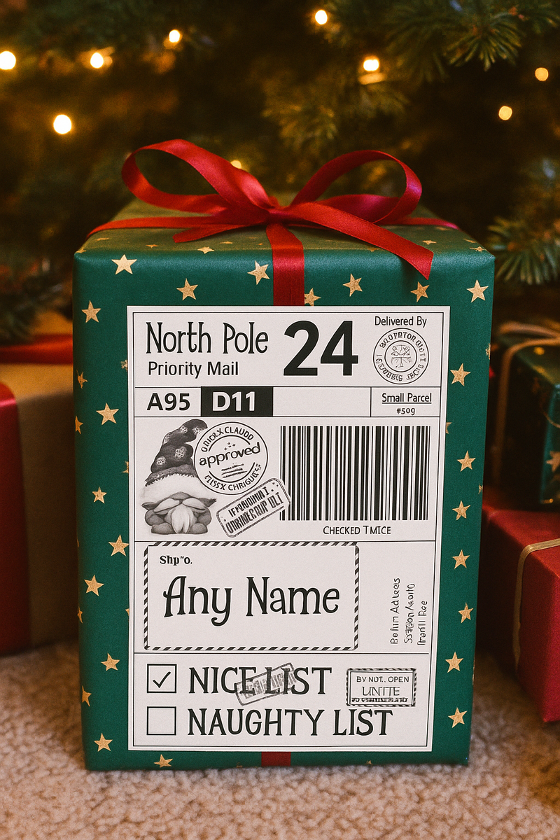 Good List Postage Labels – Personalised Crafts